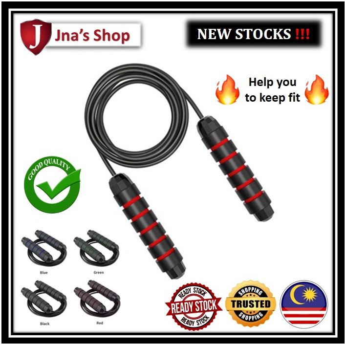 🔥BEST PRODUCT🔥 Skipping Rope Tangle-Free with Ball Bearings Rapid Speed ...