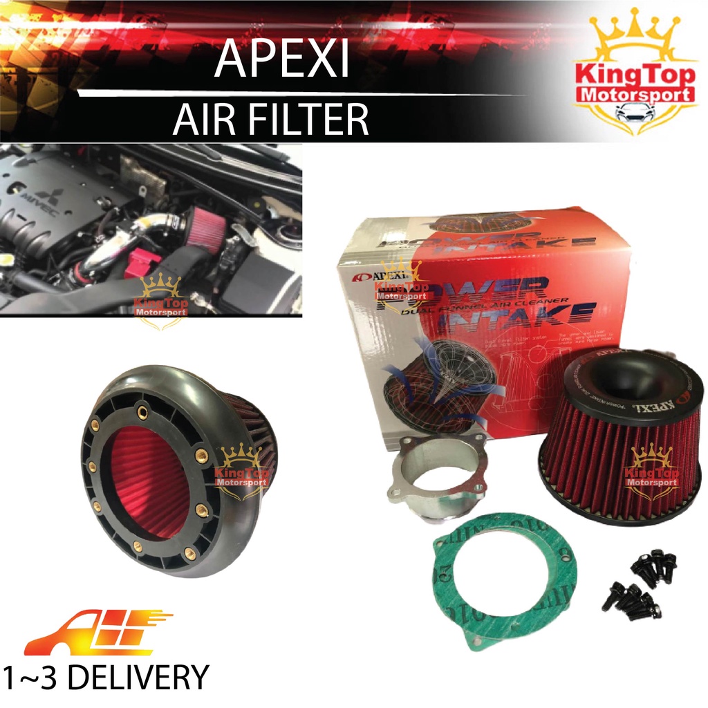 AIR FILTER APEXI (76mm Hole) | Shopee Malaysia