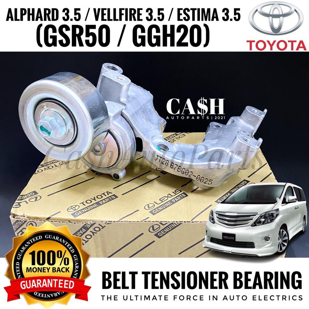 TOYOTA ALPHARD VELLFIRE ESTIMA 3.5 GGH20 GSR50 FAN BELT TENSIONER ASSY ...