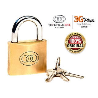 Tri-Circle 261-266 (20MM-63MM) Heavy Duty Short Shackle Brass Padlock ...