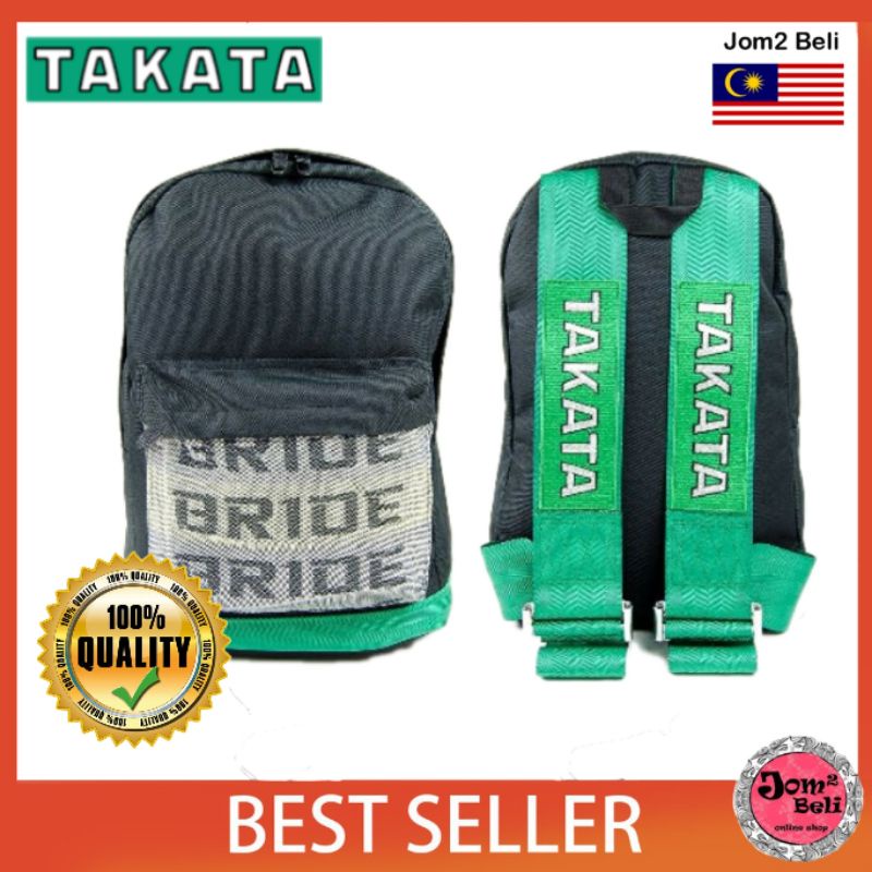 (READY STOCK)Takata JDM Bride Backpack Takata Beg | Shopee Malaysia
