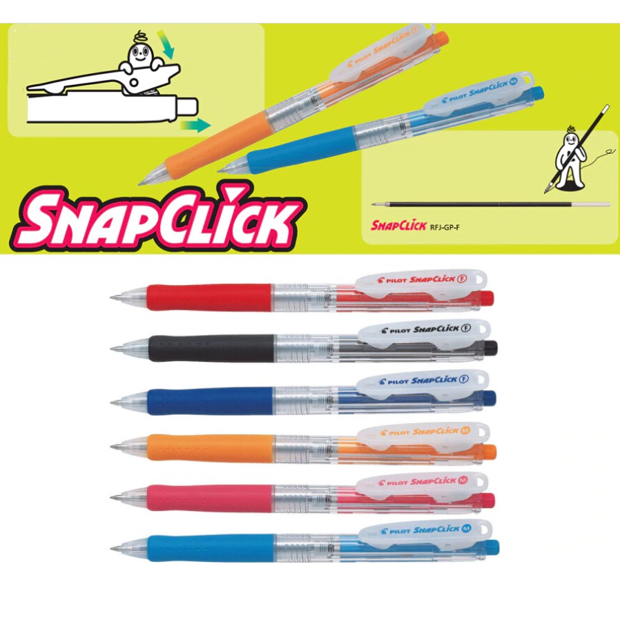 PILOT SNAPCLICK MECHANICAL PENCIL 0.5MM WITH PENCIL LEAD | Shopee Malaysia