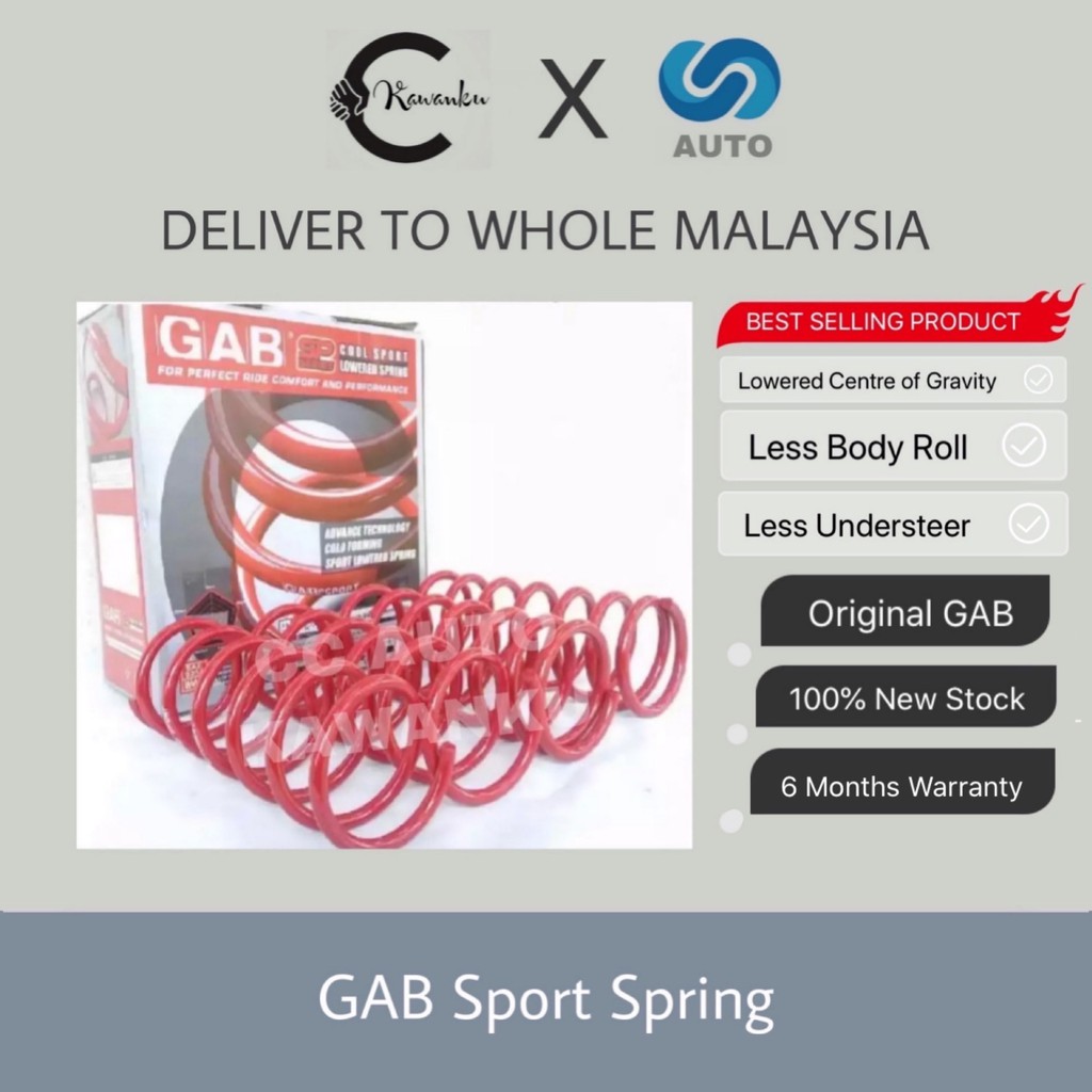 GAB Sport Spring for Kia Forte (4 pcs, 1 Set) | Shopee Malaysia
