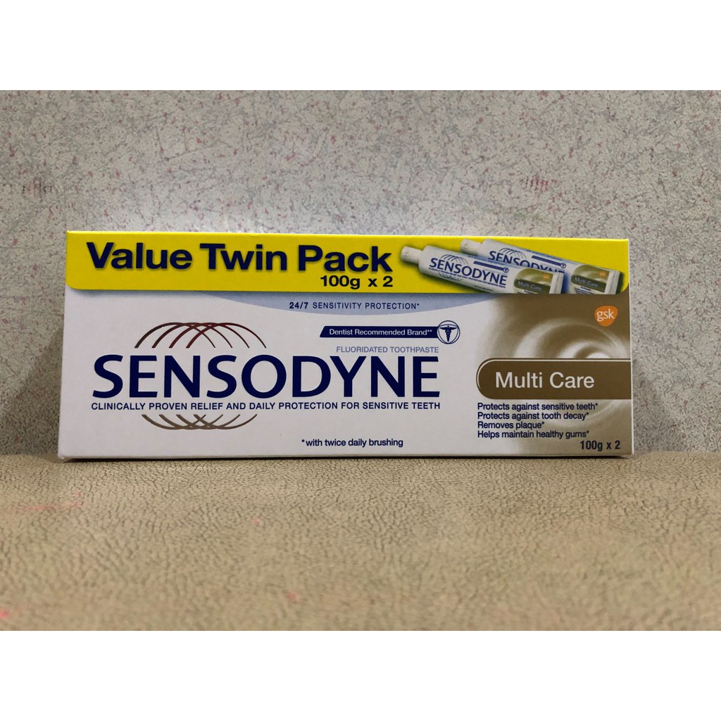 SENSODYNE MULTICARE TWIN PACK (100g X 2) | Shopee Malaysia