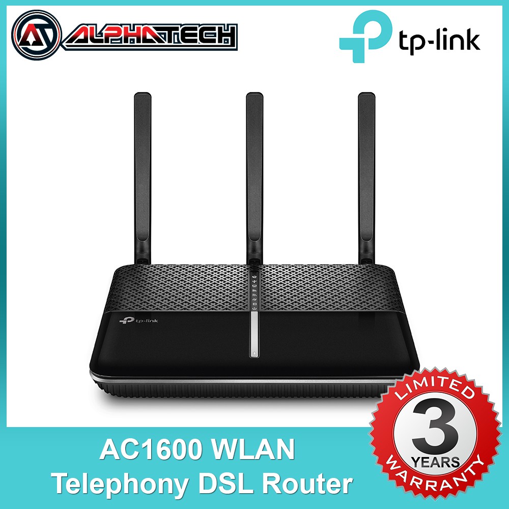 TP Link Archer VR600v AC1600 WLAN Telephony DSL Router | Shopee Malaysia