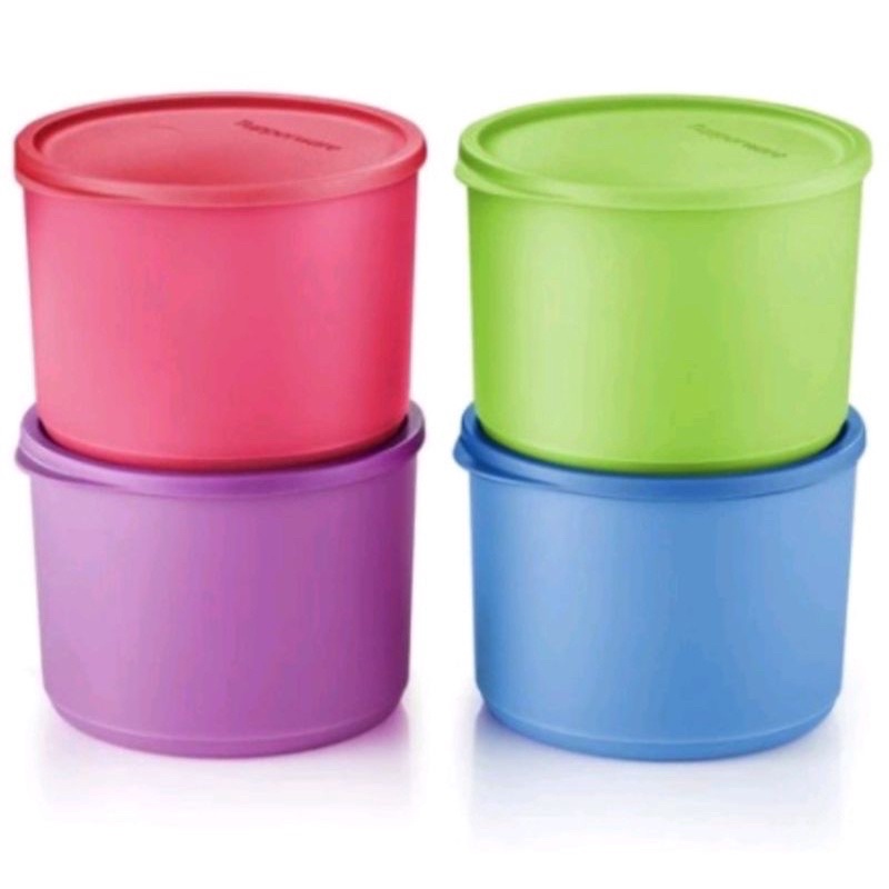 Tupperware Summer Fresh Round Large Canister 2.1L ready stock new item ...