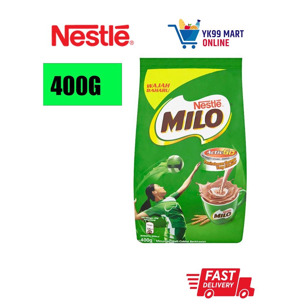 Nestle Active Go Milo Powder 400G | Shopee Malaysia