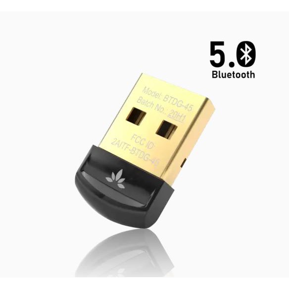 Avantree DG45 Bluetooth 5.0 USB Dongle, Driver Included for Windows PC ...