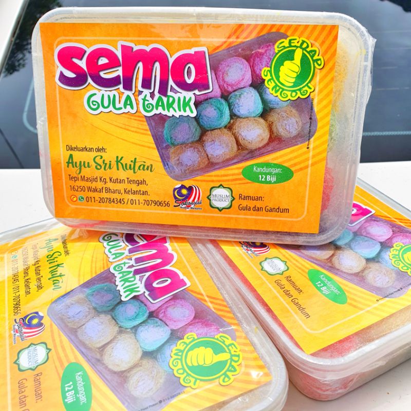 Kuih Sema / Gula Tarik (Original Kelantan) / Sema Gula Tarik / Rambut ...
