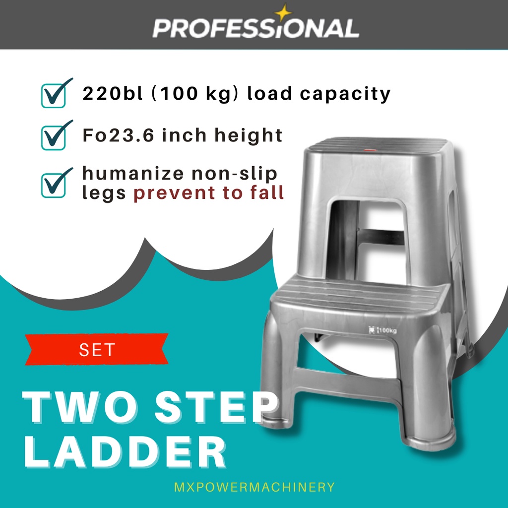 *DARK BLACK* Two Steps Ladder for Car Wash | Shopee Malaysia
