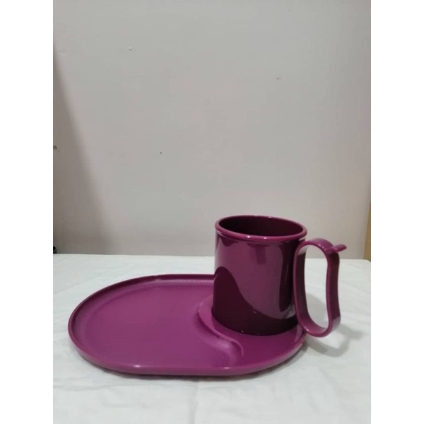 𝐋𝐮𝐜𝐤𝐲 || Ready Stock Tupperware Tea for Two in Purple Set | Shopee Malaysia