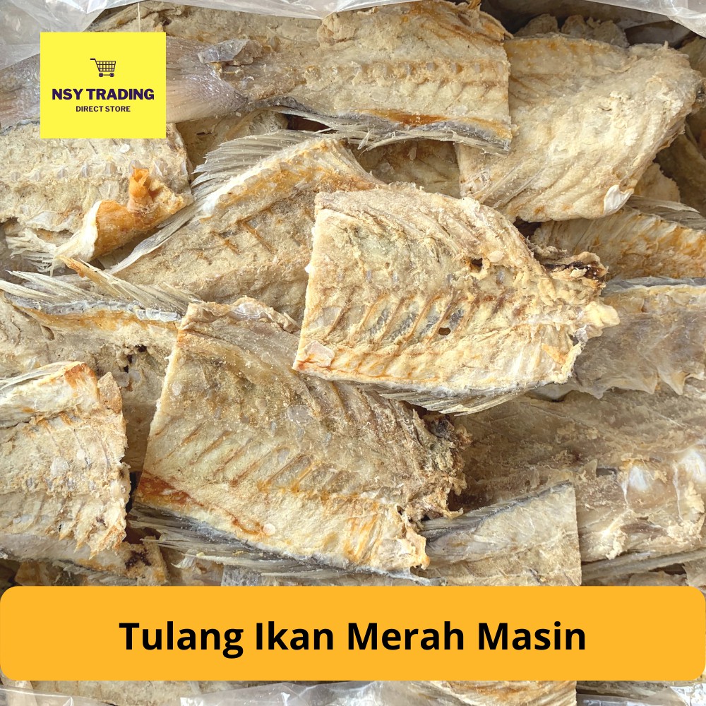 Tulang Ikan Merah Masin (500gram) / Salted Fish Bone (500grams ...