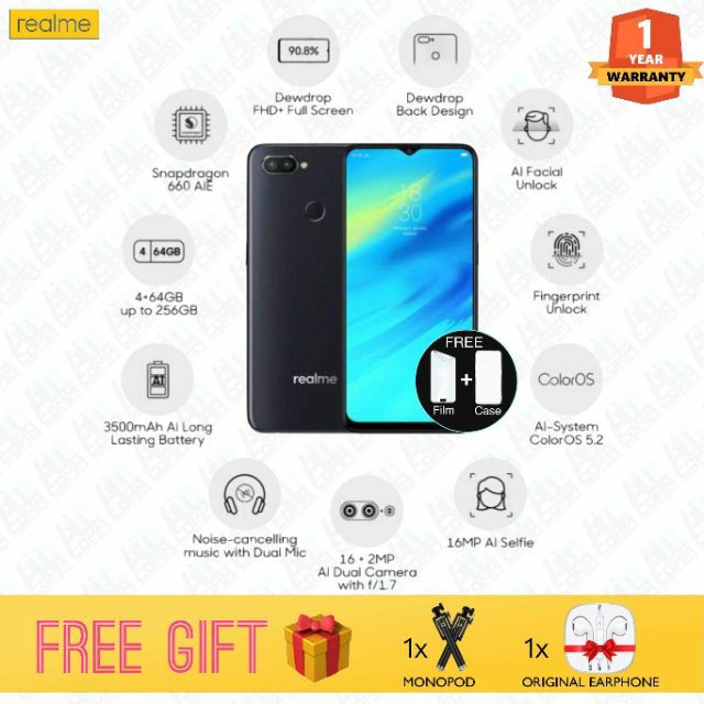 Realme 2 PRO ( FREE EXTRA CASE ) | Shopee Malaysia