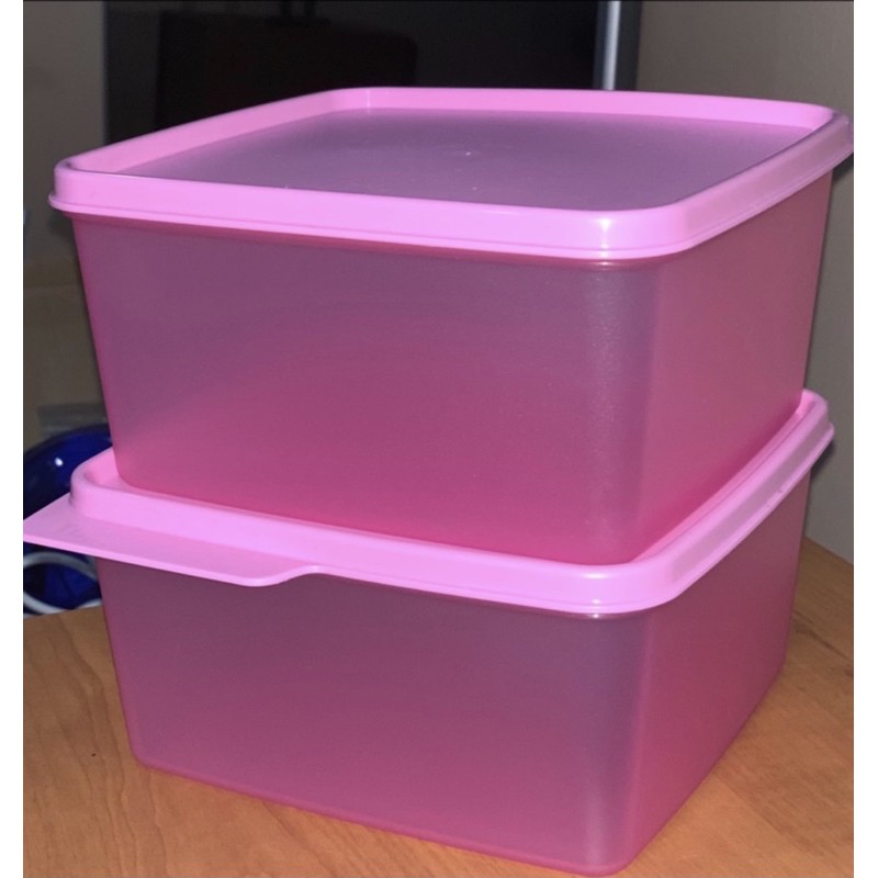 Pink Square Tupperware (Tupperware Brand) | Shopee Malaysia