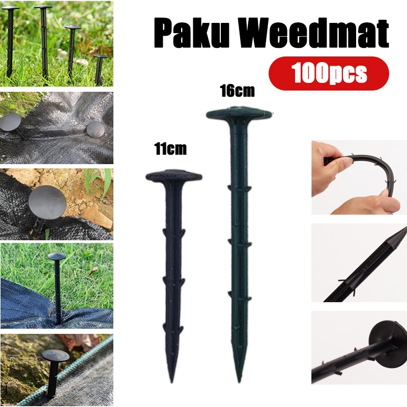 11cm/16cm Paku Weedmat Plastic Grass-proof Cloth Floor Nails Barb Nails ...