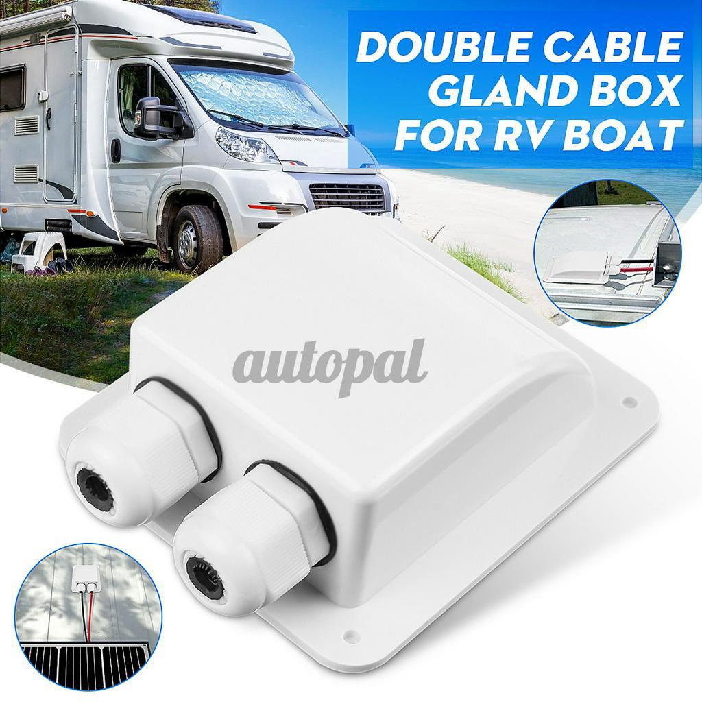 Roof Cable Entry Gland Solar Panel Double Cable Gland Box For RV ...