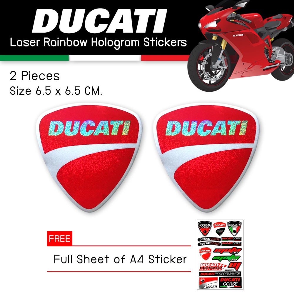 Car Sticker Tank Decal Hologram Waterproof Decal DUCATI MONSTER795 796 | Shopee Malaysia