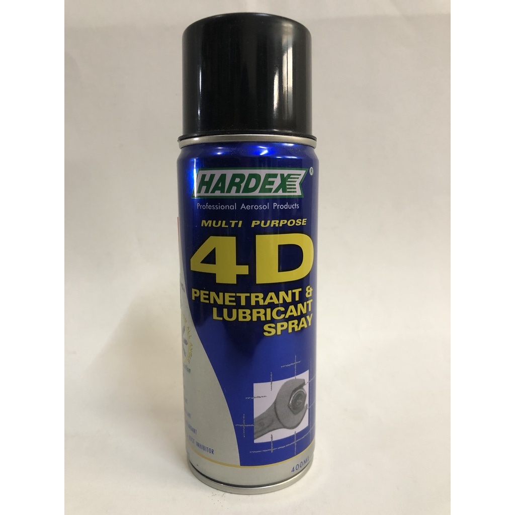 Multi Purpose 4D Penetrant & Lubricant Spray 400ML (HARDEX) | Shopee ...