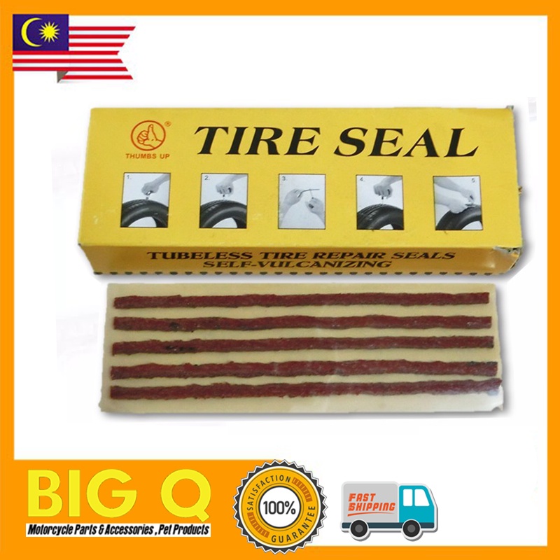 Car Van Tyre Repair Tubeless Seal Strip Plug Tire Puncture Recovery ...