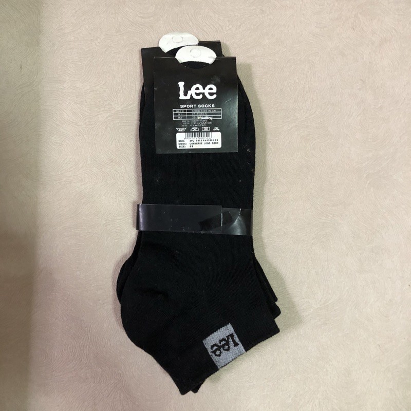 (Clearance) Black Men Socks Lee | Shopee Malaysia