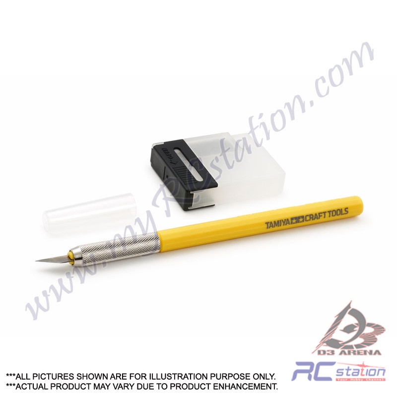 Tamiya Tools #69941 - Tamiya Mini 4wd MODELER'S KNIFE (YELLOW) [69941 ...