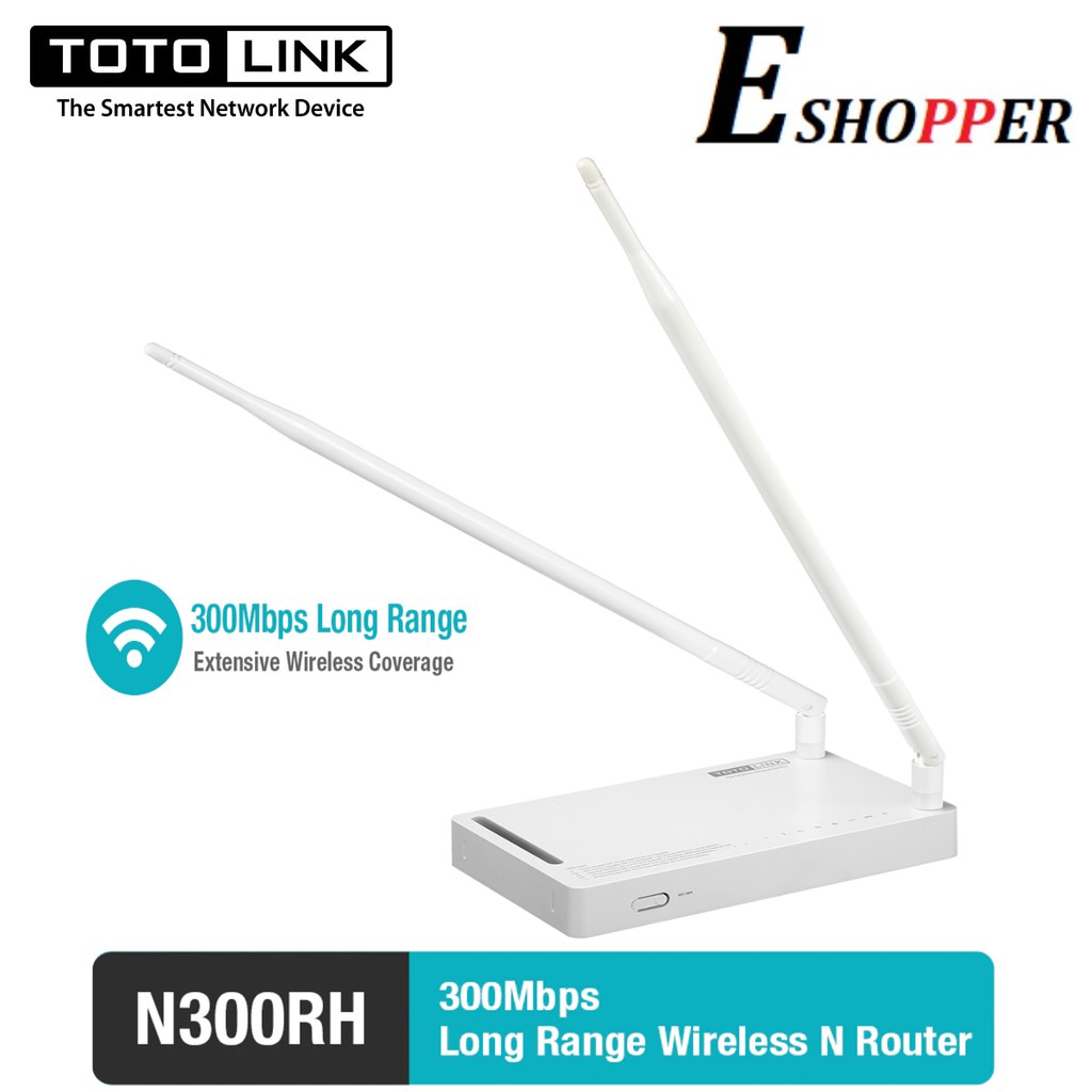 Totolink 300Mbps Long Range Wireless N Router (N300RH) | Shopee Malaysia
