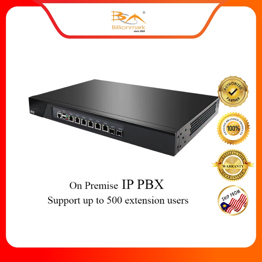 On Prem IP PBX VoIP IPPBX 200 500 User Extensions Phone System for SME ...