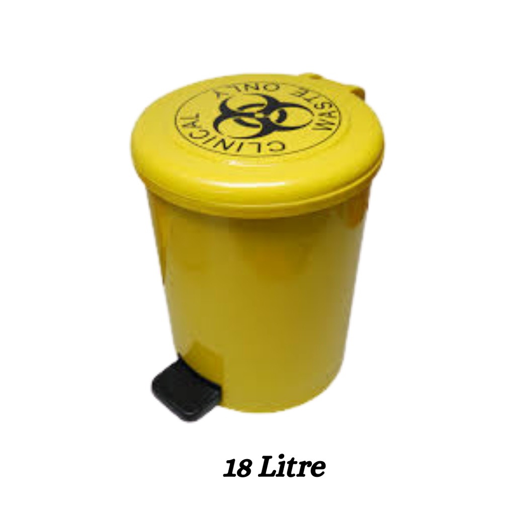 Yellow Paddle Bin Clinical (18L) | Shopee Malaysia