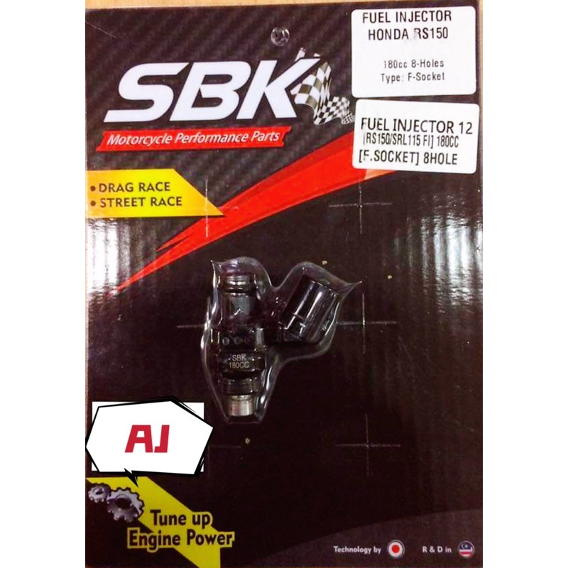 RS150 / SRL115 FI V2 SBK FUEL INJECTOR 160CC 180CC 200CC 220CC 240CC ...
