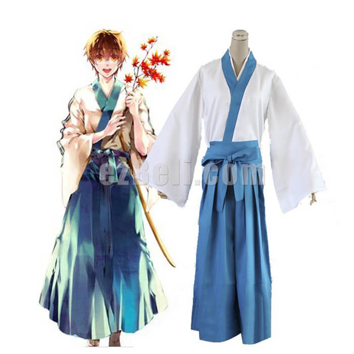 Anime Gintama Silver Soul Shimura Shinpachi Japanese Cosplay Costume ...