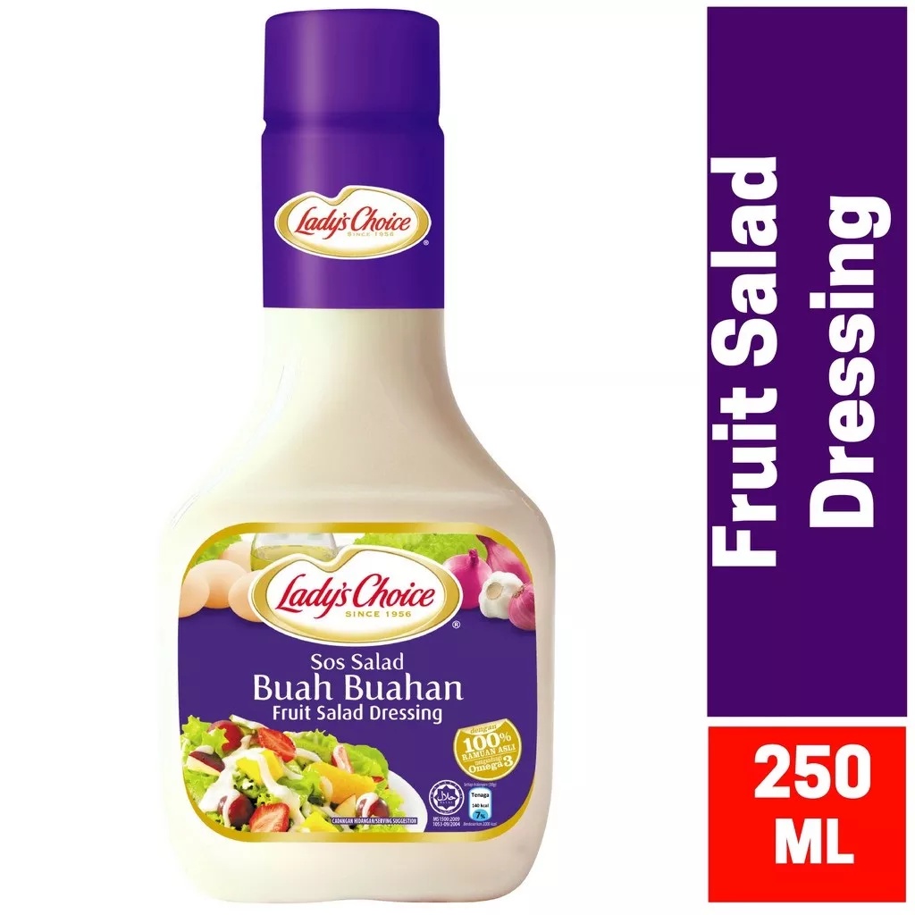 Ladys Choice Sos Salad, Buah Buahan Fruit Salad Dressing 250ml | Shopee ...