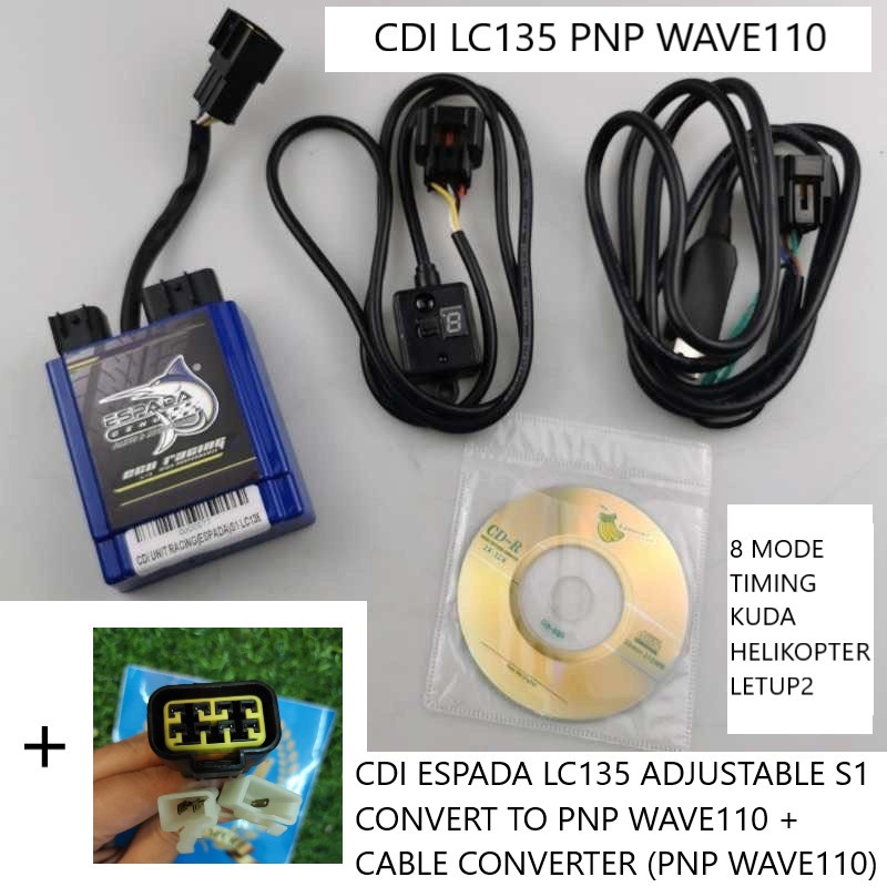 CDI LC135 ESPADA S1 PNP WAVE110 V1 V2 RS DASH110 WAVE DASH 110 ...