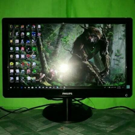 Led Computer Monitor Philips 20inch wide 200V4LSB | Shopee Malaysia