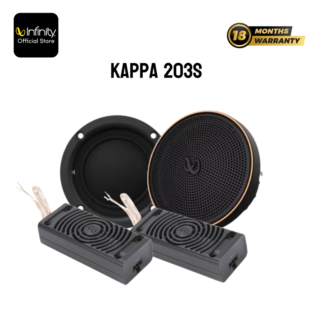 Infinity Kappa 203S 2" (50mm) Silk Dome Midrange with Bandpass ...