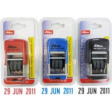 Shiny Date Stamp S 300 / S 400 self inking dater date stamp 3mm / 4mm ...
