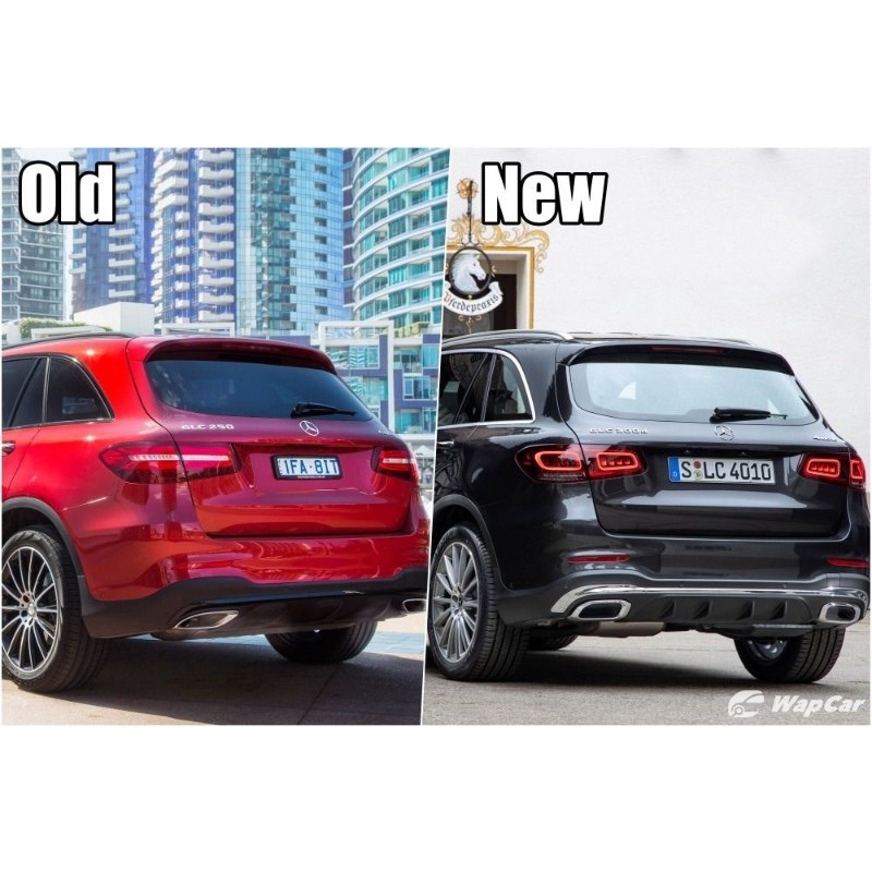 Mercedes Benz Glc X253 2016 2017 2018 2019 Facelift 2020 led tail lamp ...