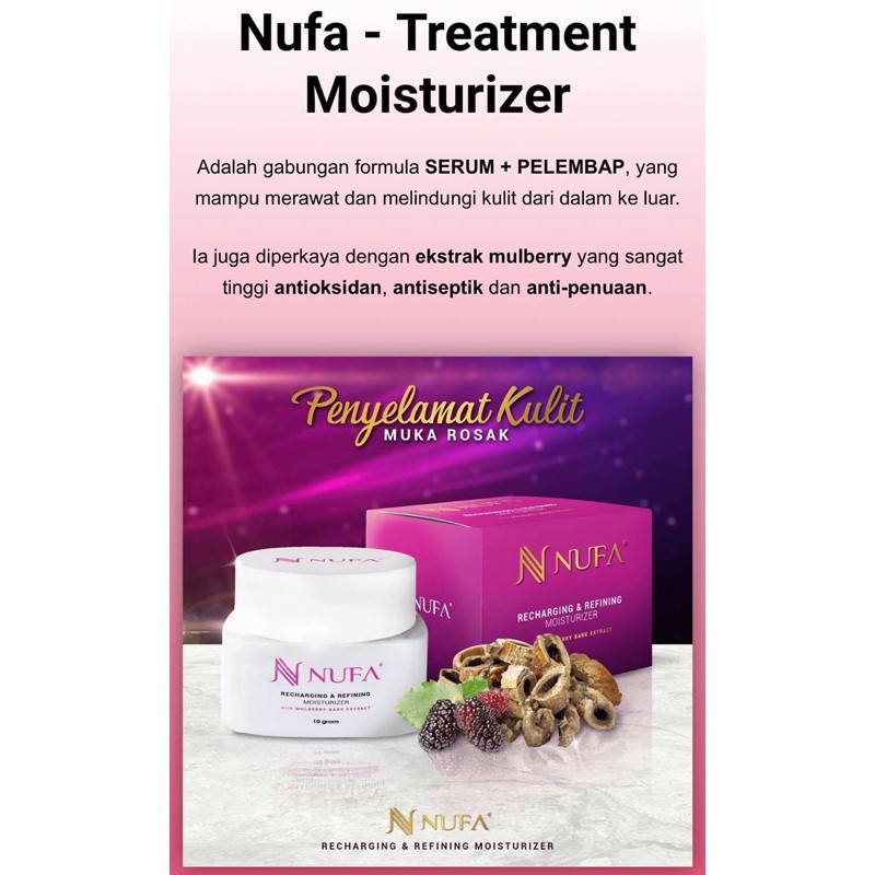 ORIGINAL HQ Nufa Moisturizer Nufa Krim Jeragat Nufa Original Nufa ...
