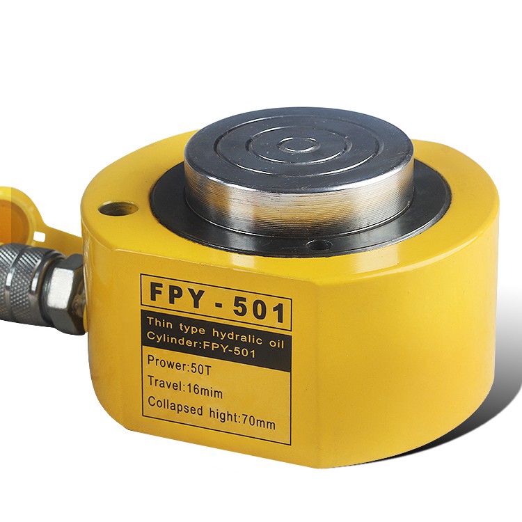Super Thin Type Hydraulic Cylinder FPY-501 Output 50 Ton stroke 16mm ...