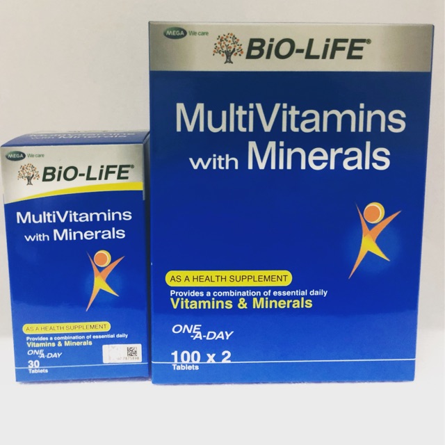 🔥special🔥Biolife MultiVitamin with Mineral 30’s / 100’sx2 | Shopee Malaysia