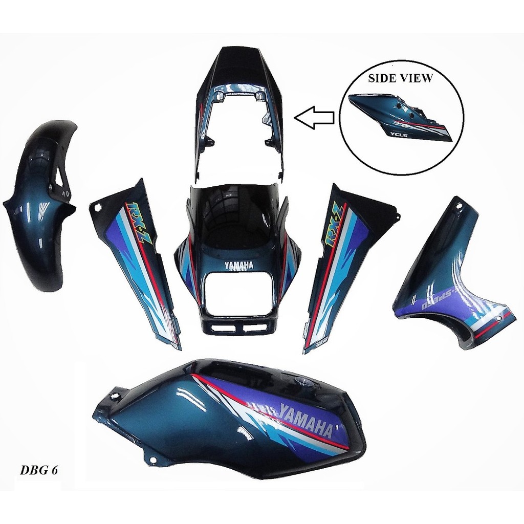 RXZ OEM COVER SET (STICKER TANAM) | Shopee Malaysia