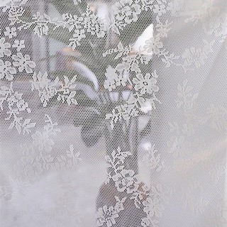️Ready Stock ️White Lace Sheer Curtain for Kitchen Home Soft Floral ...