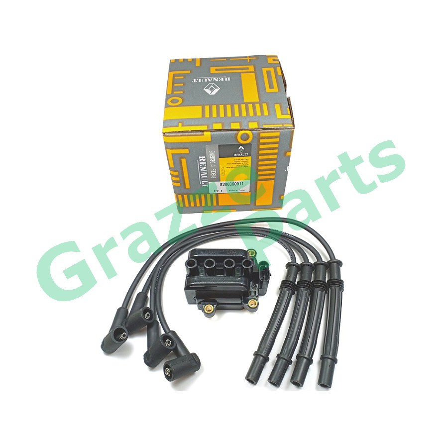 Ignition Coil with Plug Cable Set 8200360911 for Proton Savvy | Shopee ...