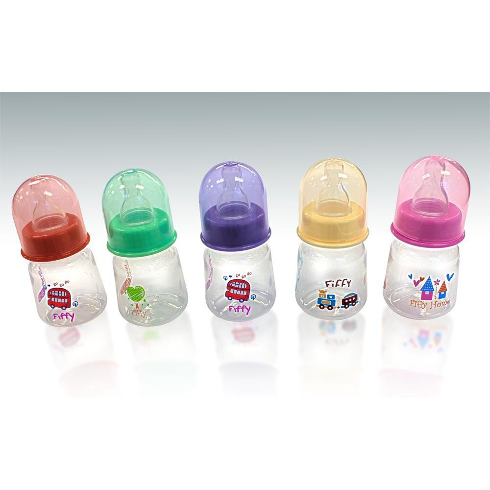 Fiffy Baby Feeding Bottle Twin Pack Botol Susu Bayi [2oz 60ml x 2 ...