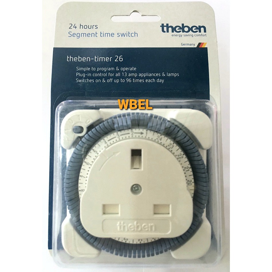 THEBEN 13A 24 HOURS PLUG-IN TIMER (GERMANY) | Shopee Malaysia