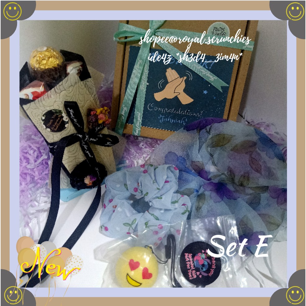 👏Mabrook🎉Tahniah👍Congratulations Gift Set Box #5💐Mini Rocher Bouquet ...