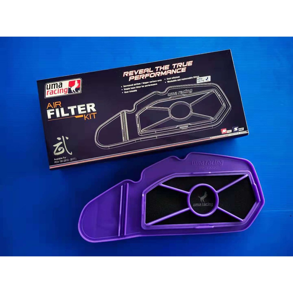 Uma Racing Dual Kit Air Filter Rs150/Lc135/Y15zr/Nvx155/R15V3/Mt150 ...