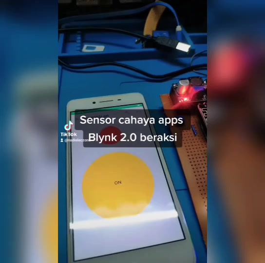 Project Arduino ESP8266 Oled IoT Apps Blynk Control LED Sensor LDR Projek RBT Tahun Akhir ...
