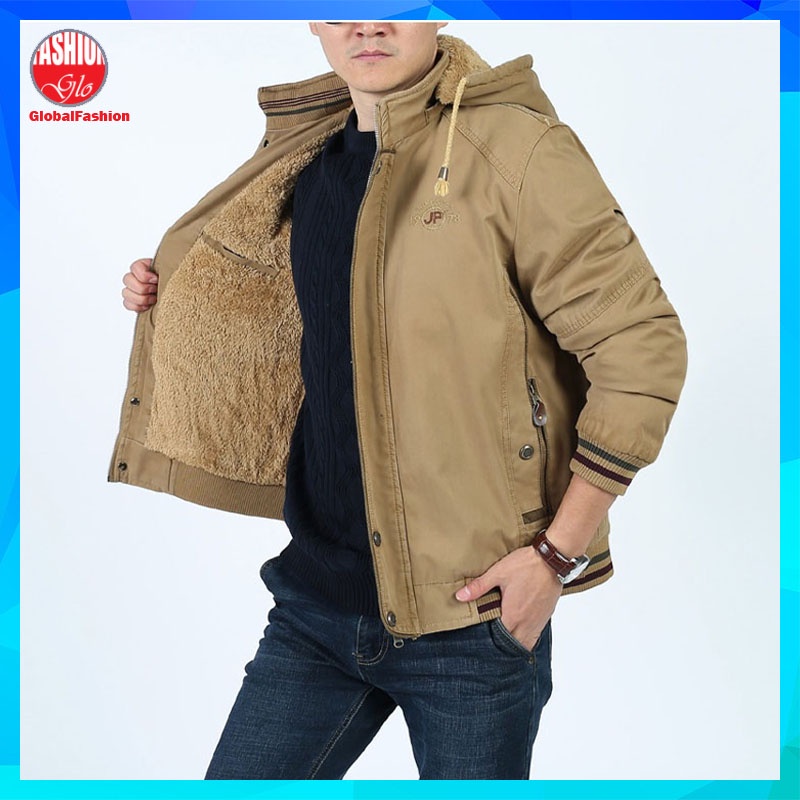 Winter Autumn Jacket Men Baju Sejuk Lelaki Tebal Hooded Soft + Thick ...