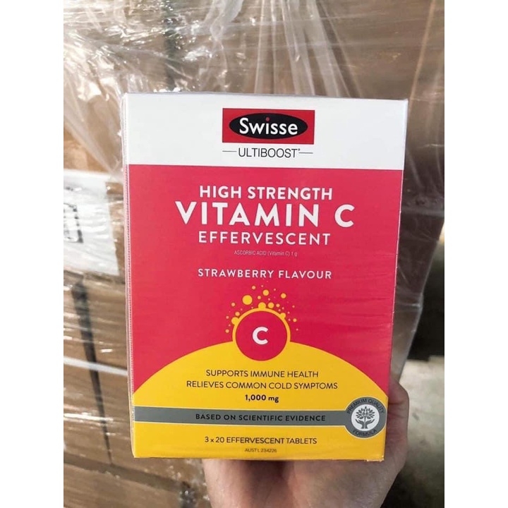 (New Model) Swisse Effervescent Vitamin C Effervescent Tablets New ...
