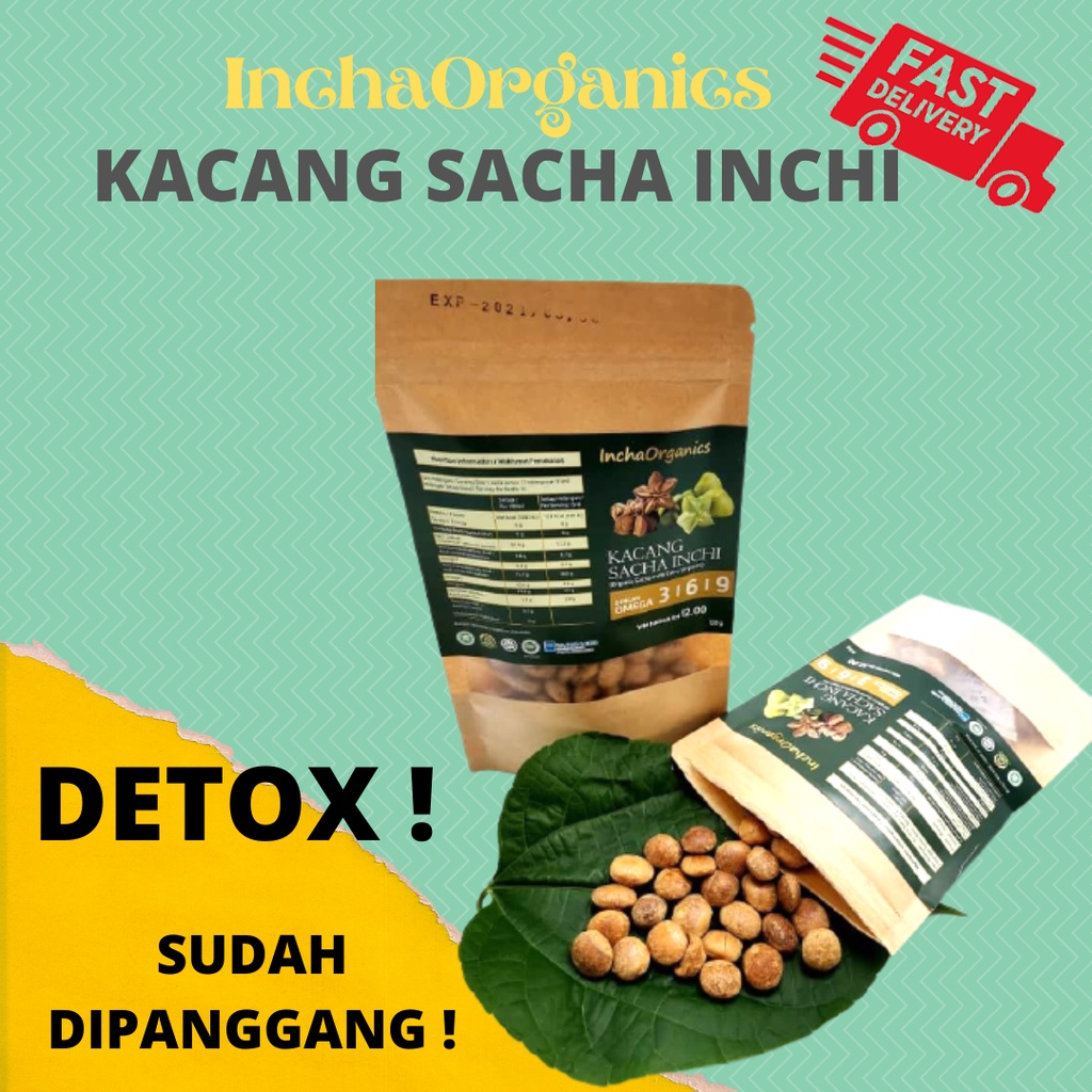 KACANG SACHA INCHI 80gram // SACHA INCHI ROASTED SEEDS 80grams | Shopee ...